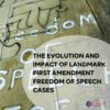 Landmark First Amendment Freedom of Speech Cases